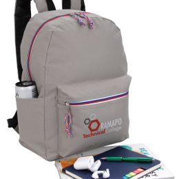 Tri-Color Zipper Backpack | Sudekusa